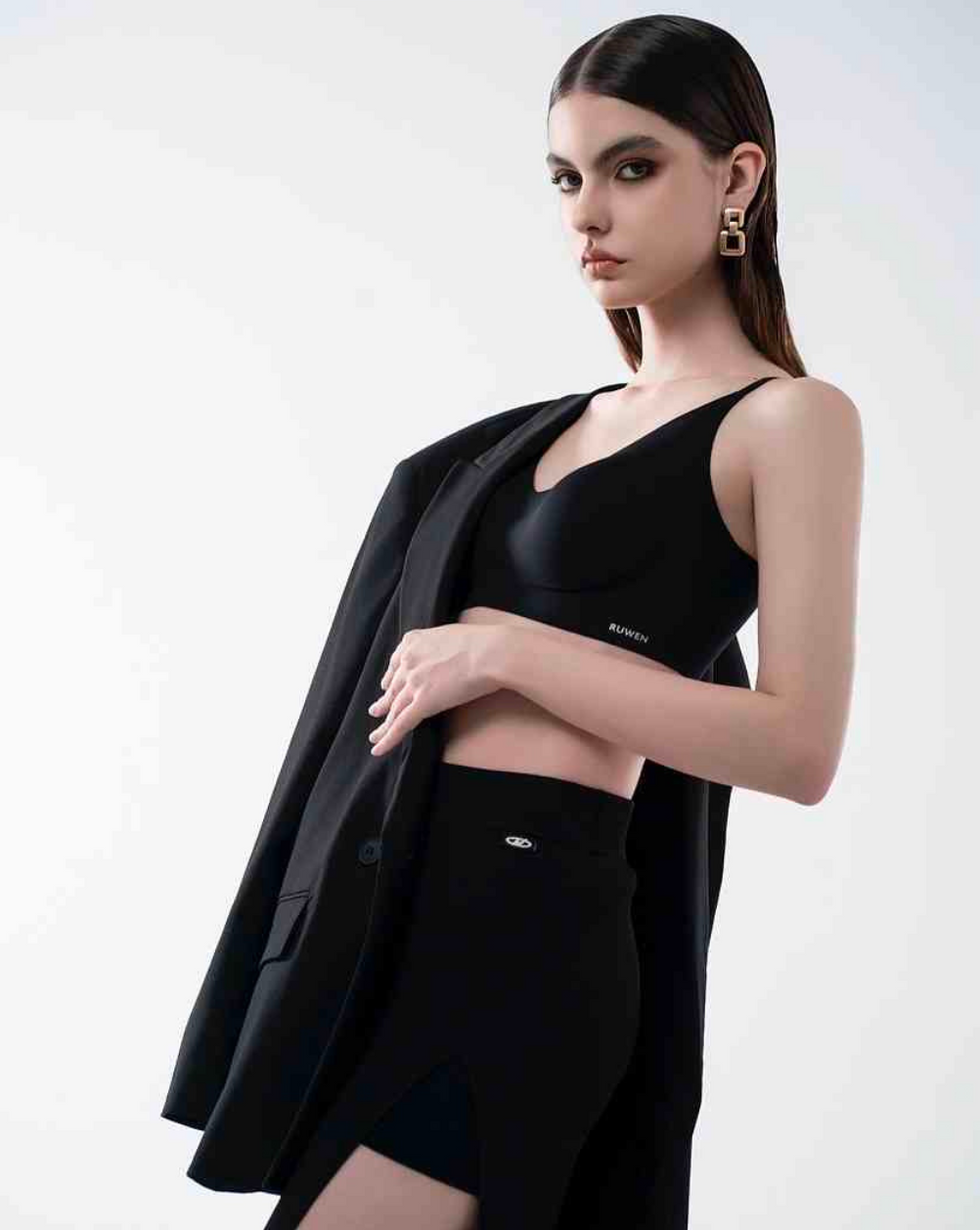 U字 キャミソールブラ&ショーツセット│【公式】KISSY RUWEN – 【公式】KISSY RUWEN(キッシールーウェン)│ノンワイヤーブラ専門